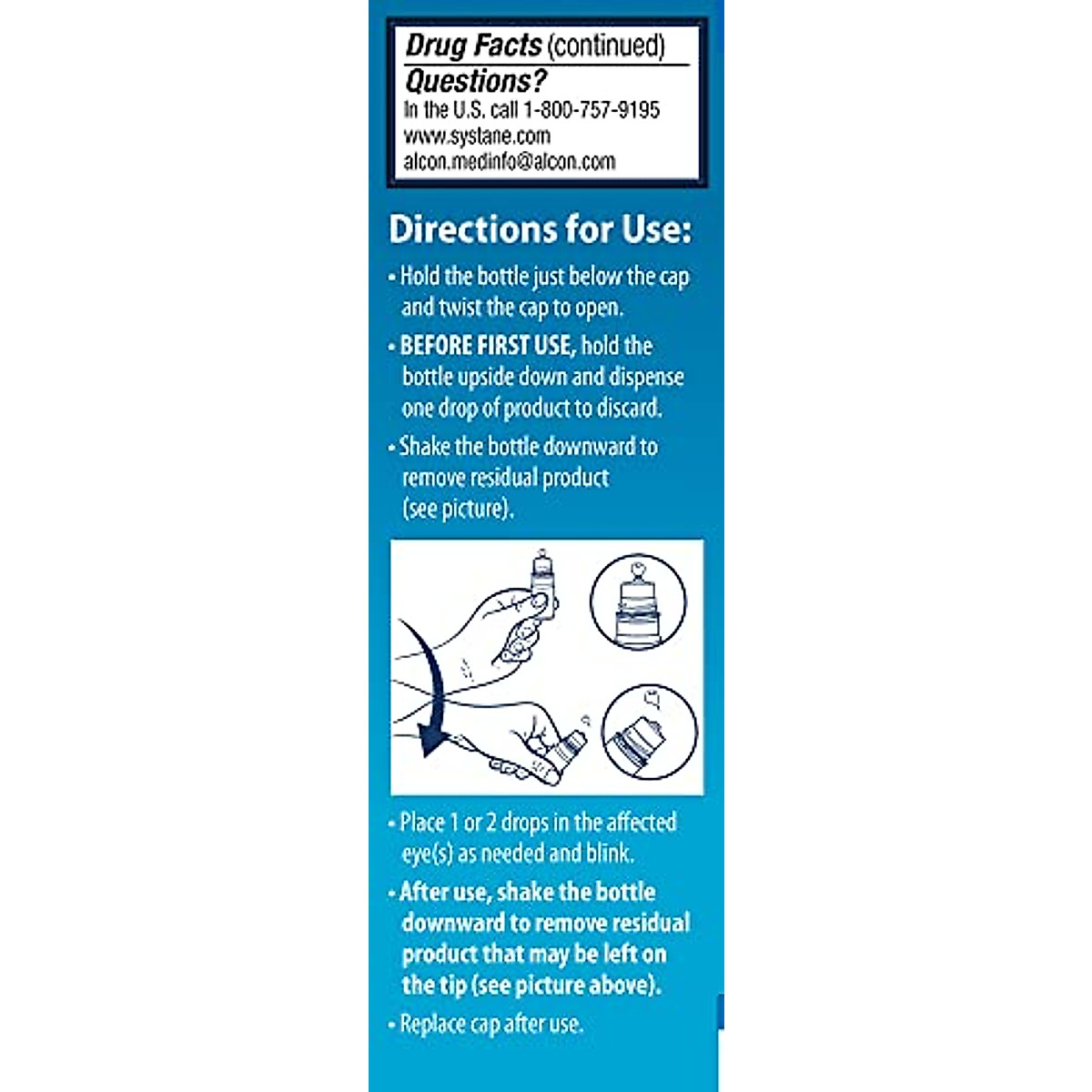 Systane Hydration Pf Lubricant Eye Drops 10ml