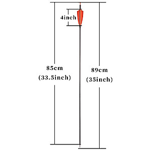 AMEYXGS 6/12 Pcs 34 Inch Archery Carbon Arrows 400 Spine Hunting Compound Arrows with 4” Turkey Feather Target Practice Arrow for Compound and Recurve Bow (Orange set, 12 pcs)