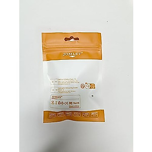 JOMLEY 1/4 inch TS Mono to XLR Male Adapter, 6.35mm to XLR Male Adapter, Quarter Inch TS Mono Male Plug to Male XLR Converter Audio Connector - 2 Pack