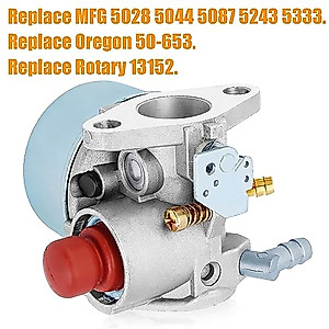 QAZAKY Carburetor Compatible with Tecumseh 640004 640014 640017 640017A 640017B 640025 640025A 640025B 640025C 640117 640117A 640117B 640104 640135A OH195EA OH195XA OHH45 OHH50 OHH55 OHH60 OHH65 OH195