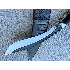 Kukri Supplier - 11″ Traditional Farmer Daily Work Rust Free Khukuri - Hand Forged Full Tang Sharpen Blade - EGKH Factory Outlet in Nepal - High Carbon Steel Knives