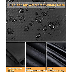 DYYYYD Generator Cover, Outdoor Heavy Duty Generator Covers Waterproof 32 Inch - 600D ,Cover Fit for DuroMax, Westinghouse, Champion, Predator, Honda Portable Generators of 5000-10000W