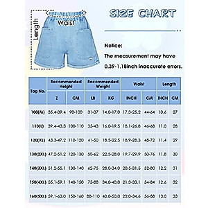 Kid Girl Wide Leg Denim Shorts Hot Pants Toddler Baby Casual Loose Baggy Summer Jeans Short with Bowknow Half Mid Denim Pants 2 Packs