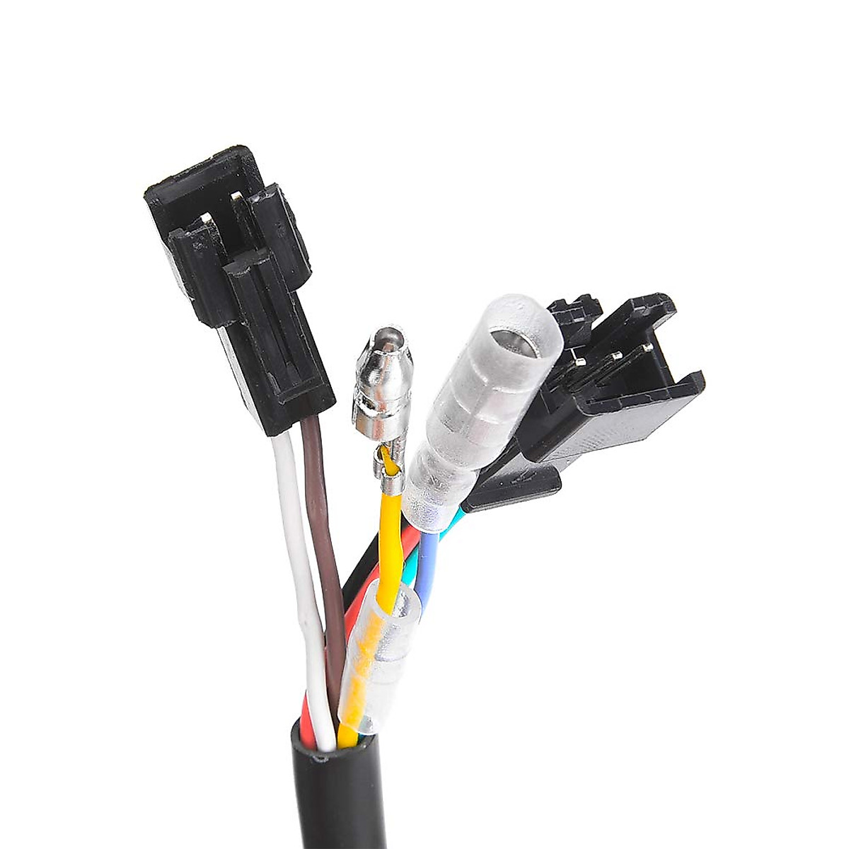 Pair of Voltage Display for E-Bike, Universal LED Battery Voltage Real-Time Display Throttle for 12-99V Ebike Scooter