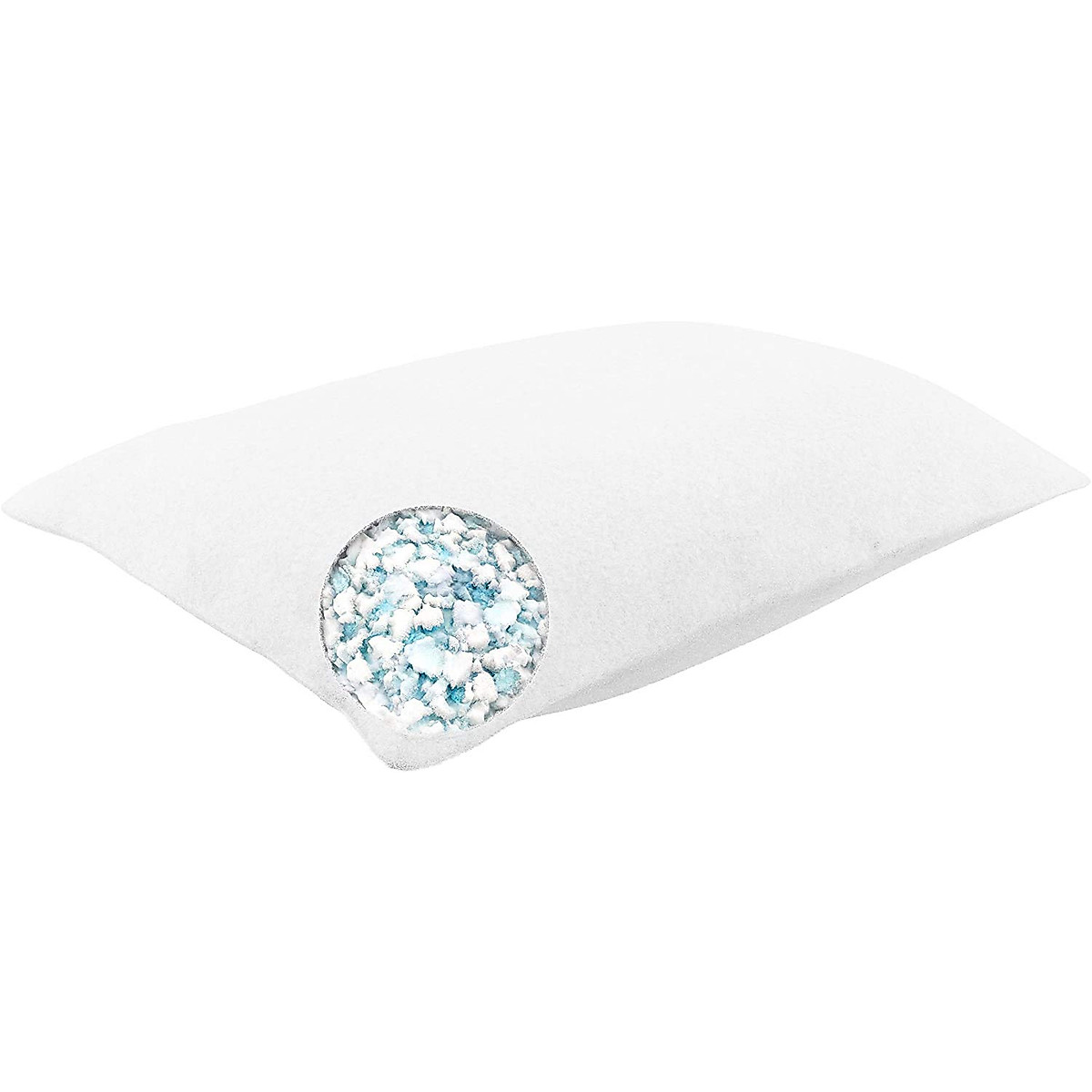 Serta Versafoam Memory Foam Bed Pillow, Standard (Pack of 2), White 2 Count