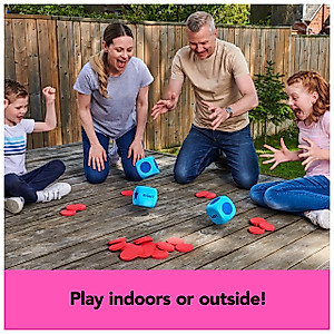 Spin Master Games, Left Center Right Giant Edition, Family Game for Indoor & Outdoor Fun with Big Oversized Board, for Family and Kids, 2-4 Players, Ages 6 & Up