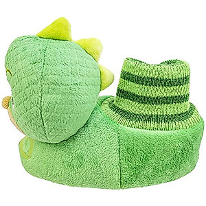 PJ Masks Kids Slipper, Gekko Socktop Slip On,Plush,Green, Toddler size 9/10