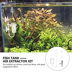 POPETPOP 1 Set Fish Tank Air Bubble Maker Plant Diffuser Co2 Diffuser with Bubble Fish Tank Stone Hydroponic Tank Supplies Bubble Suit Aquarium with Suction Cup Acrylic