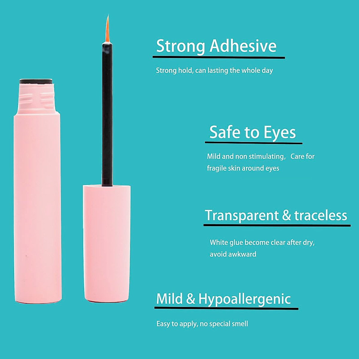 Bottom Eyelash Extension Kit Lower Lash Extension Kit Natural Look With Lash Glue and Tweezers 6mm 200PCS DIY Under Eye Lash Clusters Kit by DAODER(V Bottom Lashes)