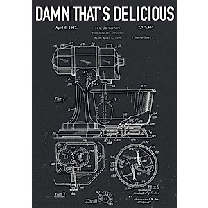 Damn That's Delicious: Blank Recipe Book to Write In Your Own Recipes Food Cookbook Design Journal And Organizer | H.L. JOHNSTON Patent Cover