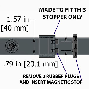 Magnetic Stop for Barn Door