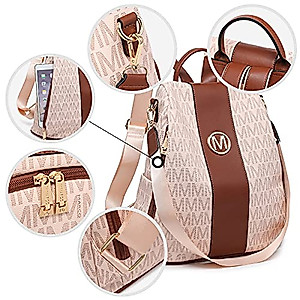MKP Women Fashion Backpack Handbags with Matching Wallet