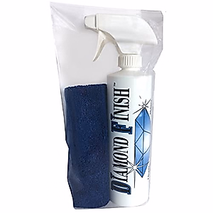 Diamond Finish 16oz Cleaner Polish Protector Multi Surface for Vehicle & Home Cleans, Seals & Repels Fingerprints, Dust, Dirt, Water Spots, Grease, Oil, While it Shines