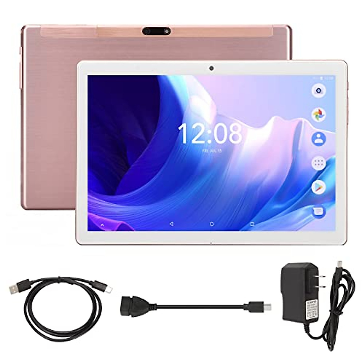 Kufoo HD Tablet, 2GB RAM 3 Card Slot 10.1in 32GB ROM Business Tablet (US Plug)