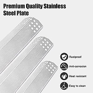 Adviace Replacement Parts for Grillmaster 720-0737 Grill Master 720-0737 7200737, Replacement 720-0737 Main Burner Tubes 720-0737 Heat Plate Shield 720-0737 Igniter