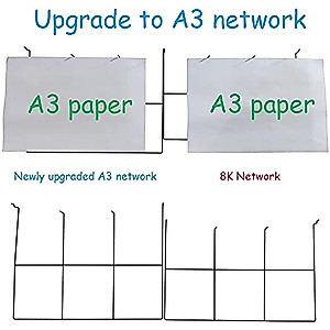 NEOCHY Drying Racks,Art Drying Rack,Drying Easel,Removable Educational Product Drying Rack with Pulleys,Magazine Air-Dry 26-Layer