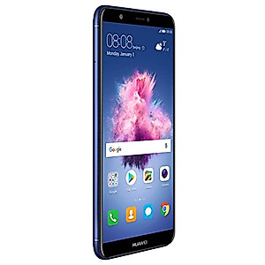 Huawei P Smart (32GB) 5.6" Fullview Display & Dual Camera's, 4G LTE Dual-SIM Factory Unlocked w/ Fingerprint Scanner FIG-L23 International Model, No Warranty (Blue)