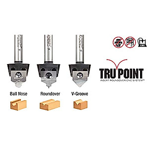 Amana Tool - Round Over Pt. Body 1/2" Shk (RC-1052), Industrial Grade