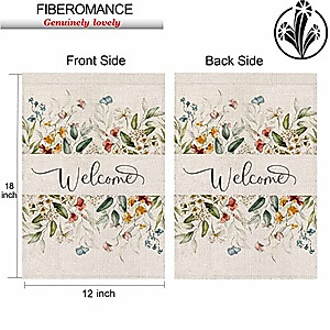 FIBEROMANCE Spring Summer Garden Flag…