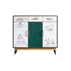 KIZQYN Shoe Storage Cupboard Modern Home Entryway Cabinet Living Room Partition Storage Cabinet Entry Foyer Cabinet Decorative Cabinet Shoes Storage Cabine (Size : 80x40x95CM)