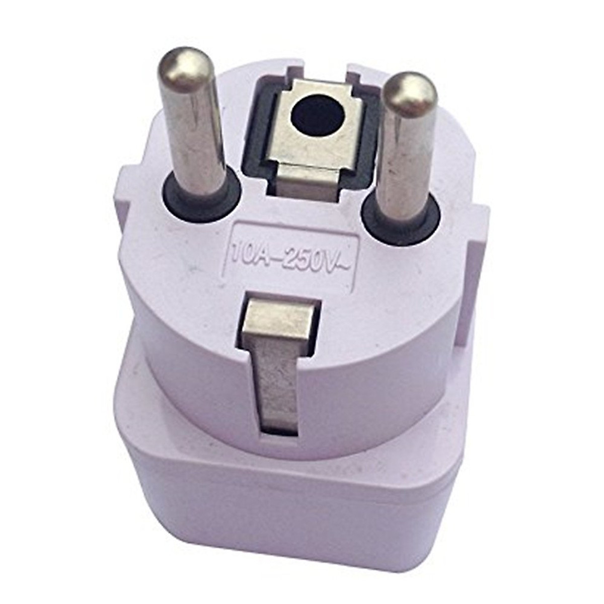 ANRANK UE3360AK 2 Packs Universal AU US UK to EU Europe Plug AC 250V Power Travel Adapter White