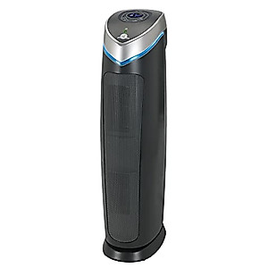 Germ Guardian Air Purifier with HEPA 13 Pet Filter, Removes 99.97% of Pollutants, Covers Large Room up to 915 Sq. Foot in 1 Hr, UV-C Light Helps Reduce Germs, Zero Ozone Verified, 28", Gray, AC5250PT