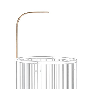 Stokke Sleepi Drape Rod, Natural - Made from Solid Beech Wood - Easy to Install & Clean - Compatible with Stokke Sleepi Crib/Bed & Mini
