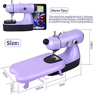 Yajuhoy Handheld-Mini-Sewing-Machine - Portable Small Sewing Machines for Beginners