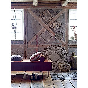 Bloomingville Handmade Decorative Rattan Basket, Natural, Set of 2 Sizes