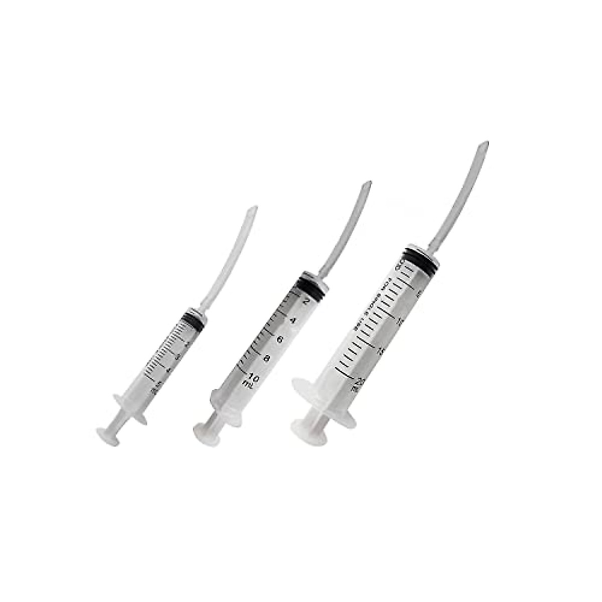 5ml+10ml+20ml Baby Bird Cockatiel Budgie Parrot Pet Hand Rearing Feeding Syringes Crop Tubes 3Pcs