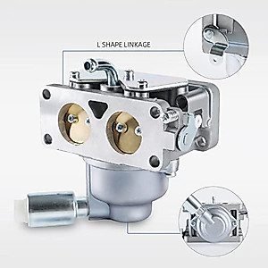 791230 Carburetor Replacement for Briggs & Stratton V-Twin 4 Cycle 20HP 21HP 23HP 24HP 25HP Vertical Engines Replace # 699709 499804 799230 MIA10632 405777 406777 407677 with Gasket and Cleaning Tools