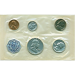 1961 P 5 Coin Silver U.S. Mint Proof Set Proof