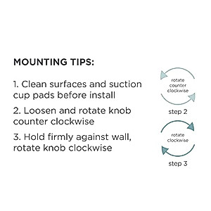 Zenna Home NeverRust PowerGrip Aluminum Suction Corner Basket shower caddy, 1-Shelf