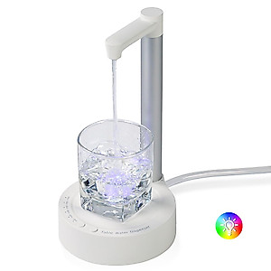 Desktop Water Bottle Dispenser,New upgrade RGB Ambient Light, Bedside Water Dispenser,Portable 5 Gallon Water Dispenser,with 7 Levels Pumping and Ambient Light,Suitable for Home, Office, Outdoor