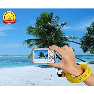 Nordic Flash Waterproof Camera Float - Pack of 2 - Bright Yellow