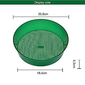 Garden Potting Riddle Garden Soil Sifter Garden soil sieve Sieve Plastic Riddle Soil Sieve Mesh Screen Gardening Seedling mesh garden sieve Tool compost sieve Soil Filter Soil Filter