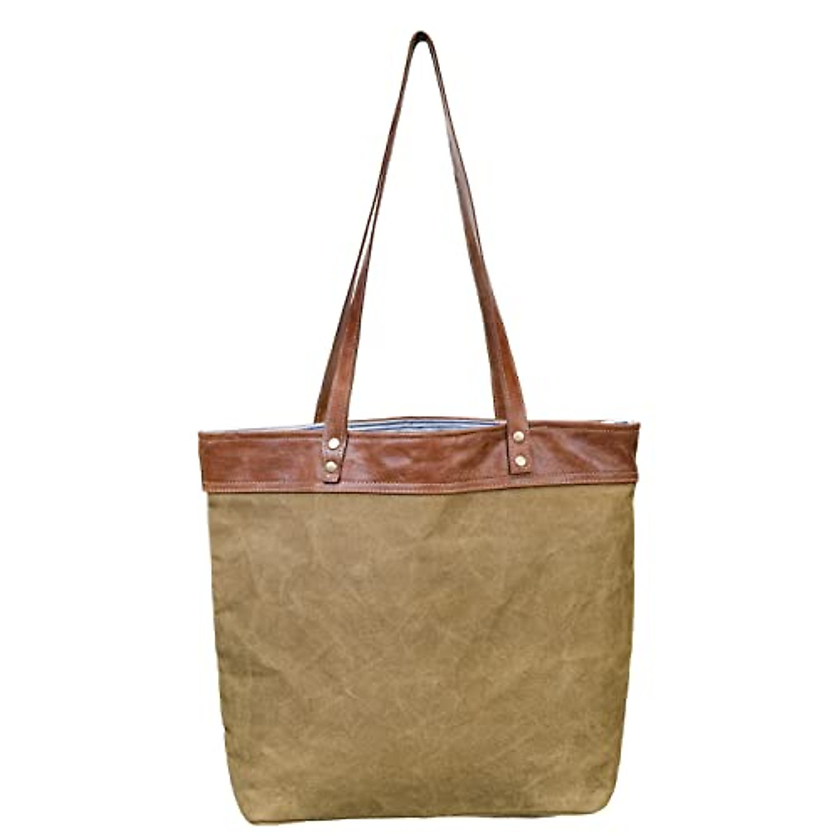 CLA Upcycle Canvas Bag, Handmade Canvas Bag With Leather, Canvas Tote Bag, Canvas Shoulder Bag, Canvas Handbag for Women