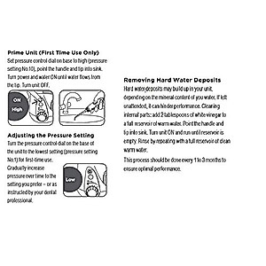 Waterpik Aquarius Water Flosser Professional For Teeth, Gums, Braces, Dental Care, Electric Power With 10 Settings, 7 Tips For Multiple Users And Needs, ADA Accepted, Black WP-662