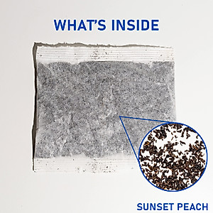 Sunset Peach Black Iced Tea - 8 Individual .75oz Filter Pouch Cold Brew Tea Bags, Each Yields 60oz of Tea - Packed in Resealable Bag