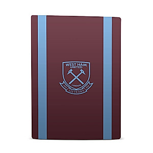 Head Case Designs Officially Licensed West Ham United FC Jersey 2020/21 Home Kit Vinyl Faceplate Sticker Gaming Skin Decal Cover Compatible With Sony PlayStation 5 PS5 Digital Edition Console