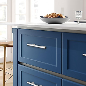 NISUOIEN 30 Pack 5" Cabinet Handles Pulls Brushed Nickel Kitchen Drawer Pulls Stainless Steel(5" Length, 3" Hole Center)