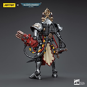 JOYTOY 1/18 Warhammer 40,000 Action Mecha Adepta Sororitas The Argent Shroud Paragon Warsuit Sister Collaen Collection Model(7.87-Inch)