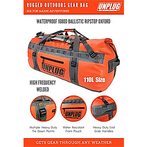 big duffle bag equipment duffle bag large waterproof luggage extra large duffle bag for travel kayaking accessories boating equipment backpack duffle bags for travel drybag waterproof bag (110L AO)