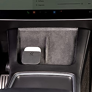 CHARGEOP Airpods Mount Designed for 2021 2022 Tesla Model 3/Y Wireless Charging Pad Car Center Council Interior Accessories, Compatible with Airpods 3rd Generation, Airpods Pro