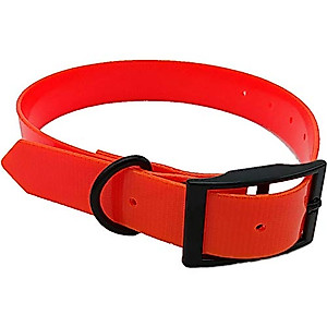 Trischitti Fluorescent TPU Plastic Collar 60 Cm X 2.5 Cm X 3 Mm Orange -