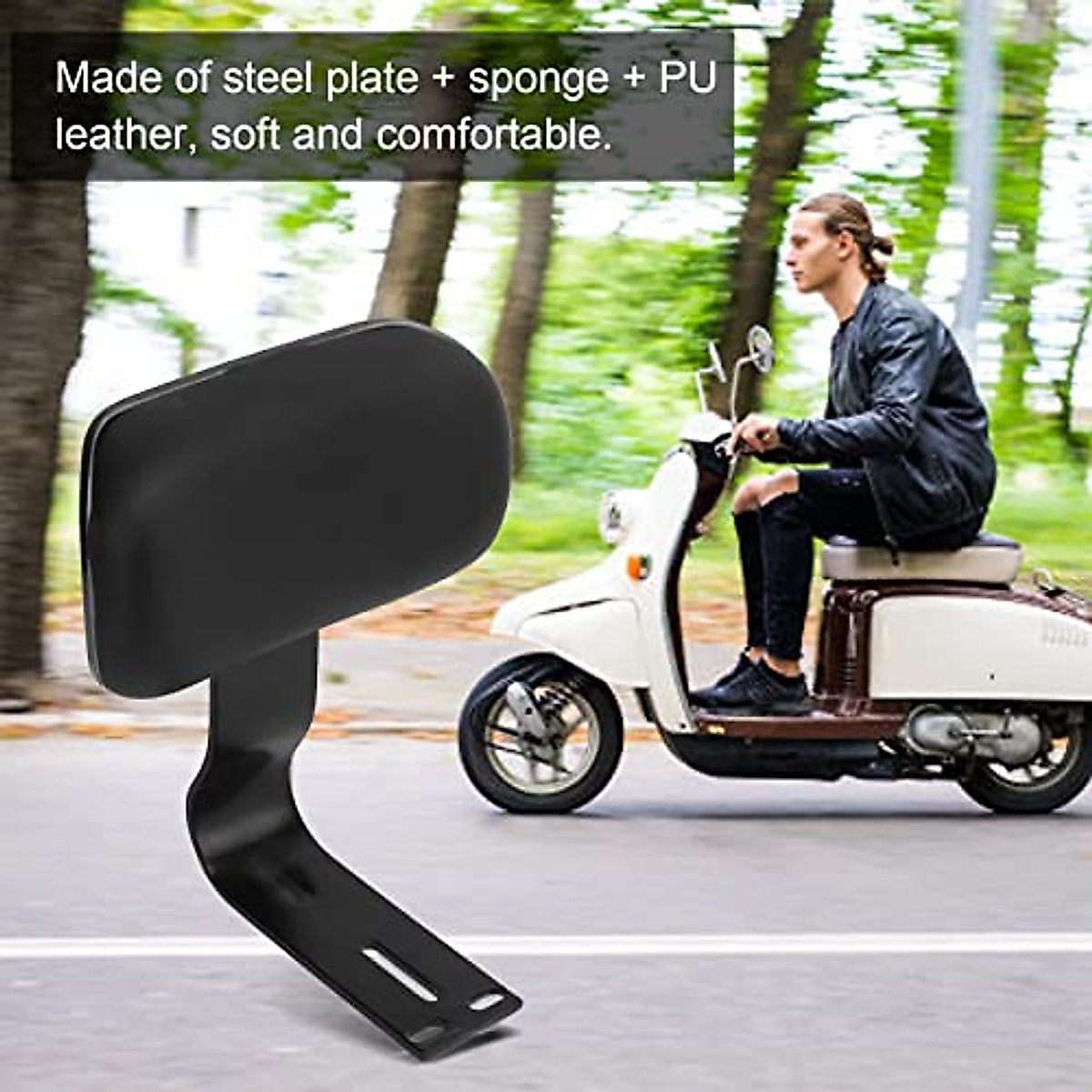 VGEBY Electric Backrest U Shape Comfortable Electric Rear Passenger Seat Backrest with Metal Support