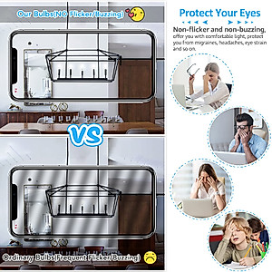 MAXvolador E12 LED Candelabra Light Bulbs 60W Equivalent, Daylight White 5000K 600 Lumen Chandelier Bulb, 6W B11 Candle Base, Non-Dimmable, Pack of 6