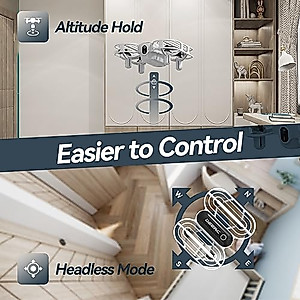 DEERC D11 Drone for Kids, Kids Drone with Circle Fly, 3D Flips, 3 Speeds, and 2 Rechargeable Batteries for 16 mins, Gifts Toys for Boys and Girls