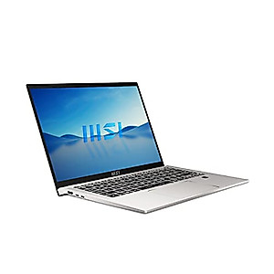 MSI Prestige 14 H Laptop: Intel Core i9-13900H, GeForce RTX 2050, 14" FHD+ Display, 32GB DDR5, 1TB NVMe SSD, WiFi 6E, Thunderbolt 4, Win 11 Home: Urban Silver B13UCX-601US