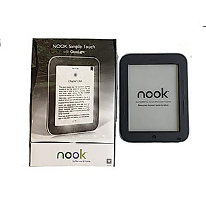 Barnes and Noble Nook Simple Touch eBook Reader 2GB WiFi with GlowLight